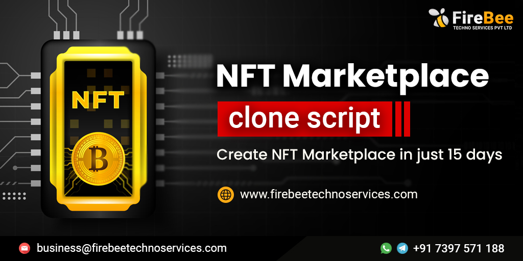 NFT Marketplace clone script | Fire Bee Techno Services